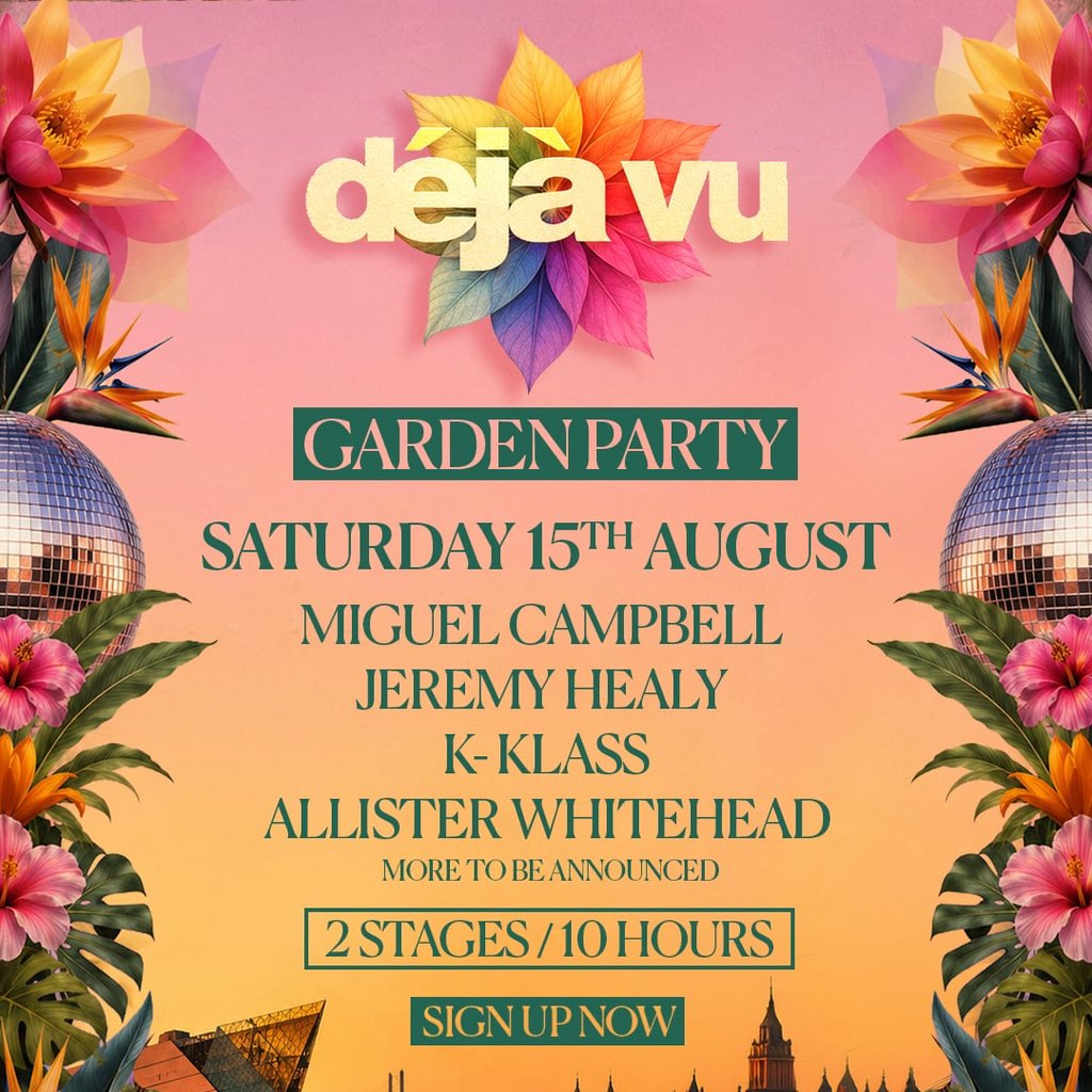 Déjà vu Garden Party Tickets | 15 Aug 2026 | The Country Park | Koobit