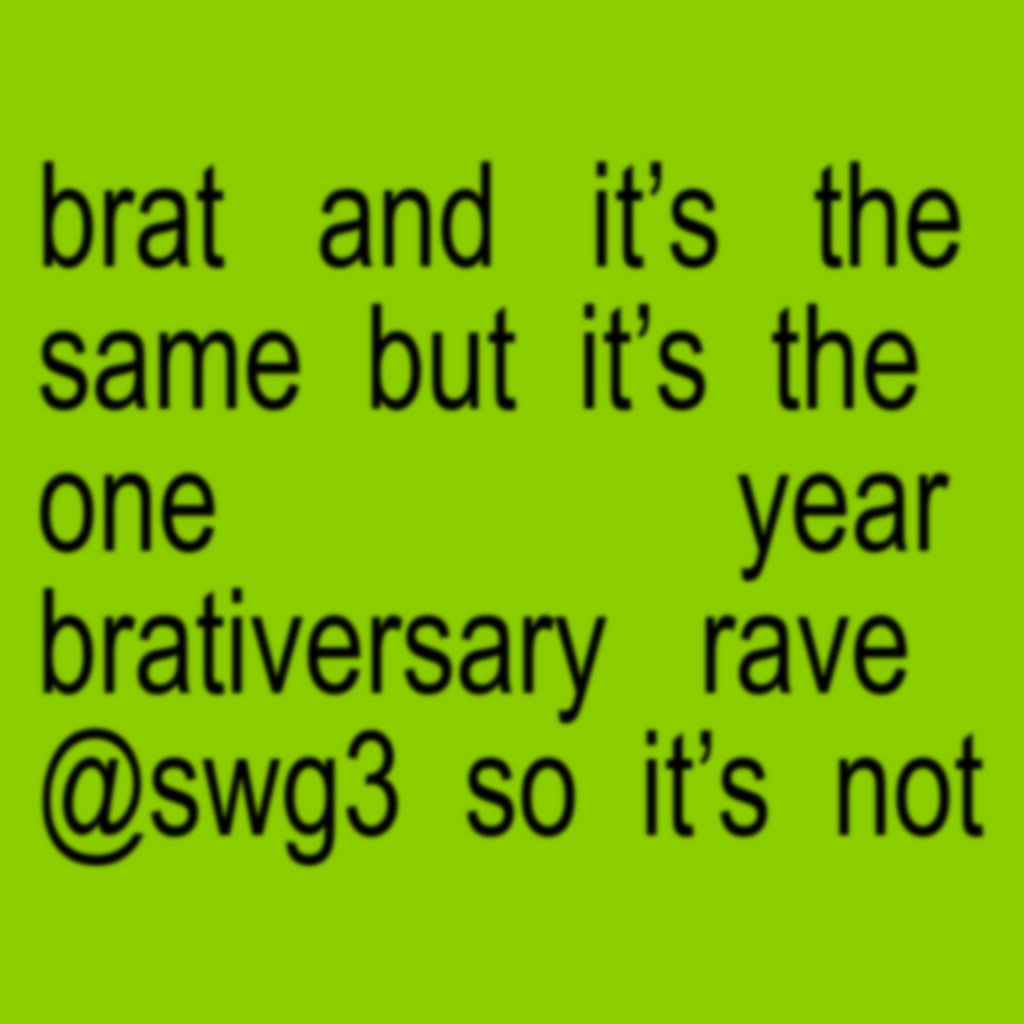 Killer Kitsch – Brat Rave – SWG3 – Ibiza Bible