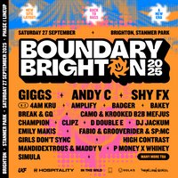 Boundary Brighton Festival announces its huge 2025 lineup | Skiddle