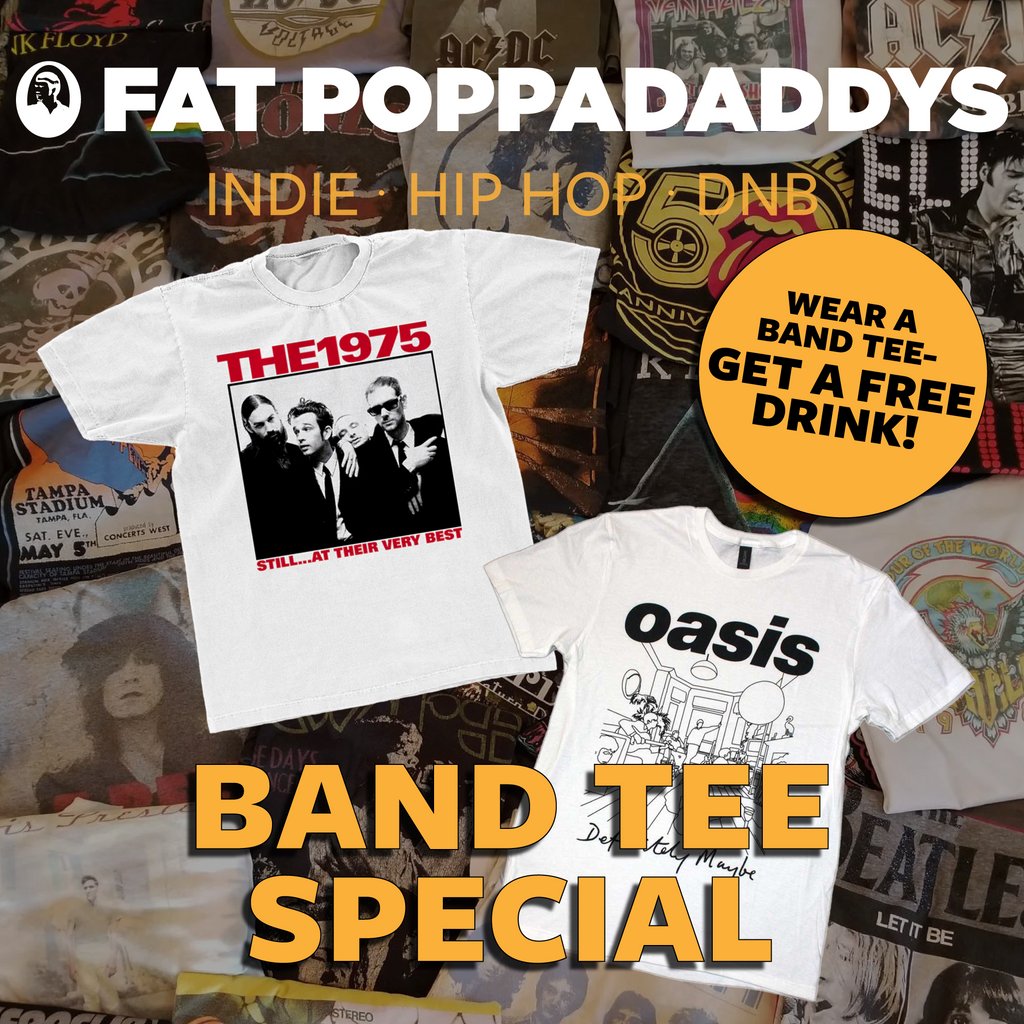 Fat Poppadaddys @ CHALK | Band Tee Special (FREE VK!) at CHALK | 10 November 2025 | Drum & Bass UK
