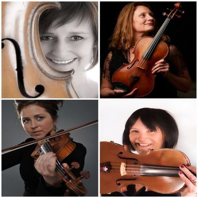 Bowfiddle String Quartet, Chalfont St Giles Parish Church, Chalfont Saint Giles, 6 June 2024 ...