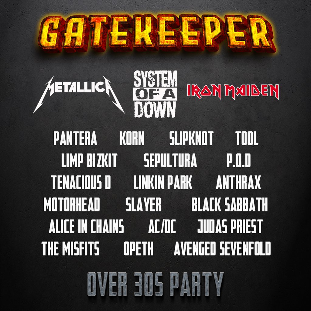 Gatekeeper - Over 30s Metal Night (Newcastle), Digital Newcastle ...