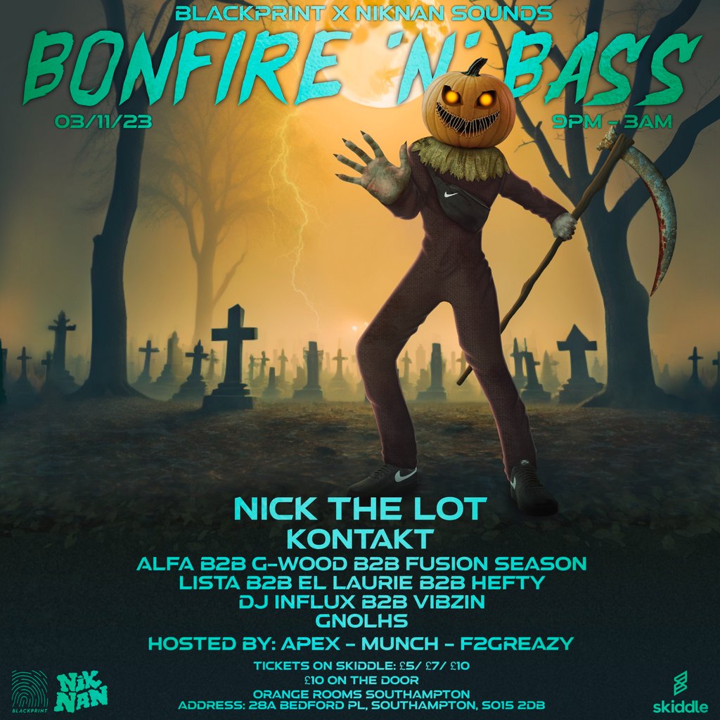 BLACKPRINT x NIKNAN SOUNDS - BONFIRE N' BASS!!! | The Orange Rooms ...