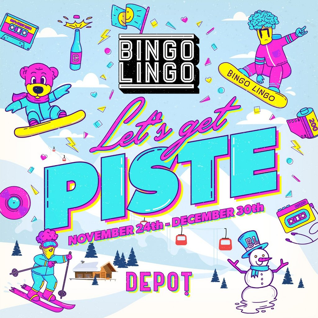 Bingo Lingo Cardiff Let s Get Piste Depot Cardiff Sat 25th Bingo Lingo Cardiff Let s Get Piste Depot Cardiff Sat 25th