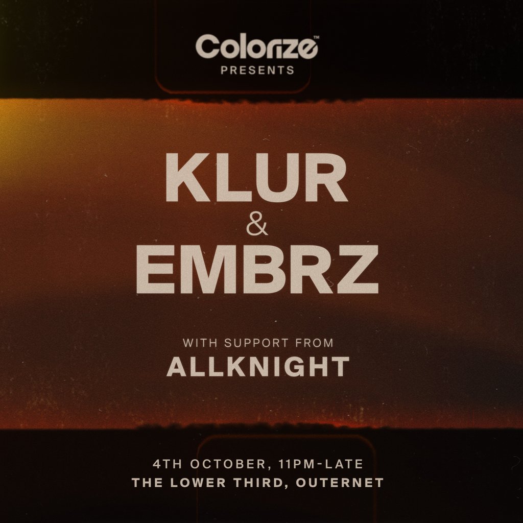 Colorize London Presents: Klur, EMBRZ and ALLKNIGHT – Ibiza Bible