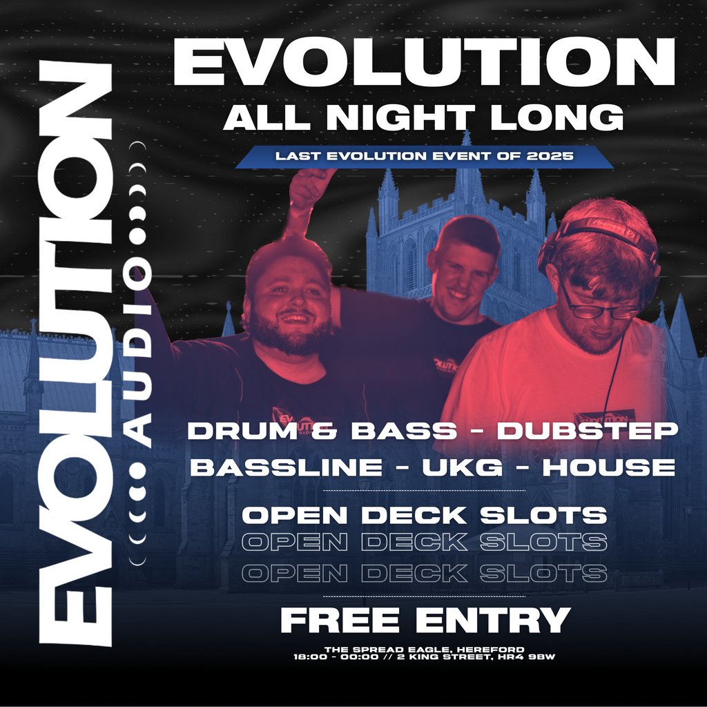 Evolution All Night: DnB, UKG, House & More + Open Decks at The Spread ...