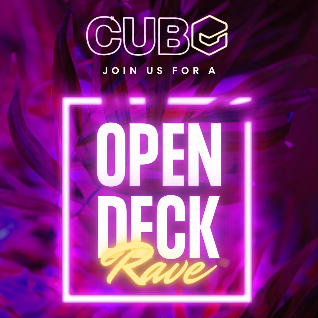 CUBE: Open Deck Rave (DNB, UKG, BASSLINE) at The Cube Leicester | 5 ...