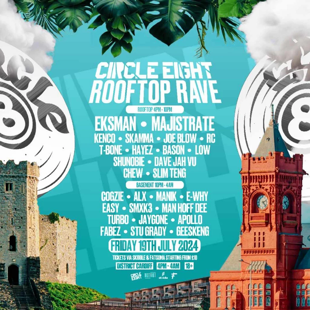 Circle Eight Rooftop Rave - Eksman & Majistrate - July 19, 2024 at ...