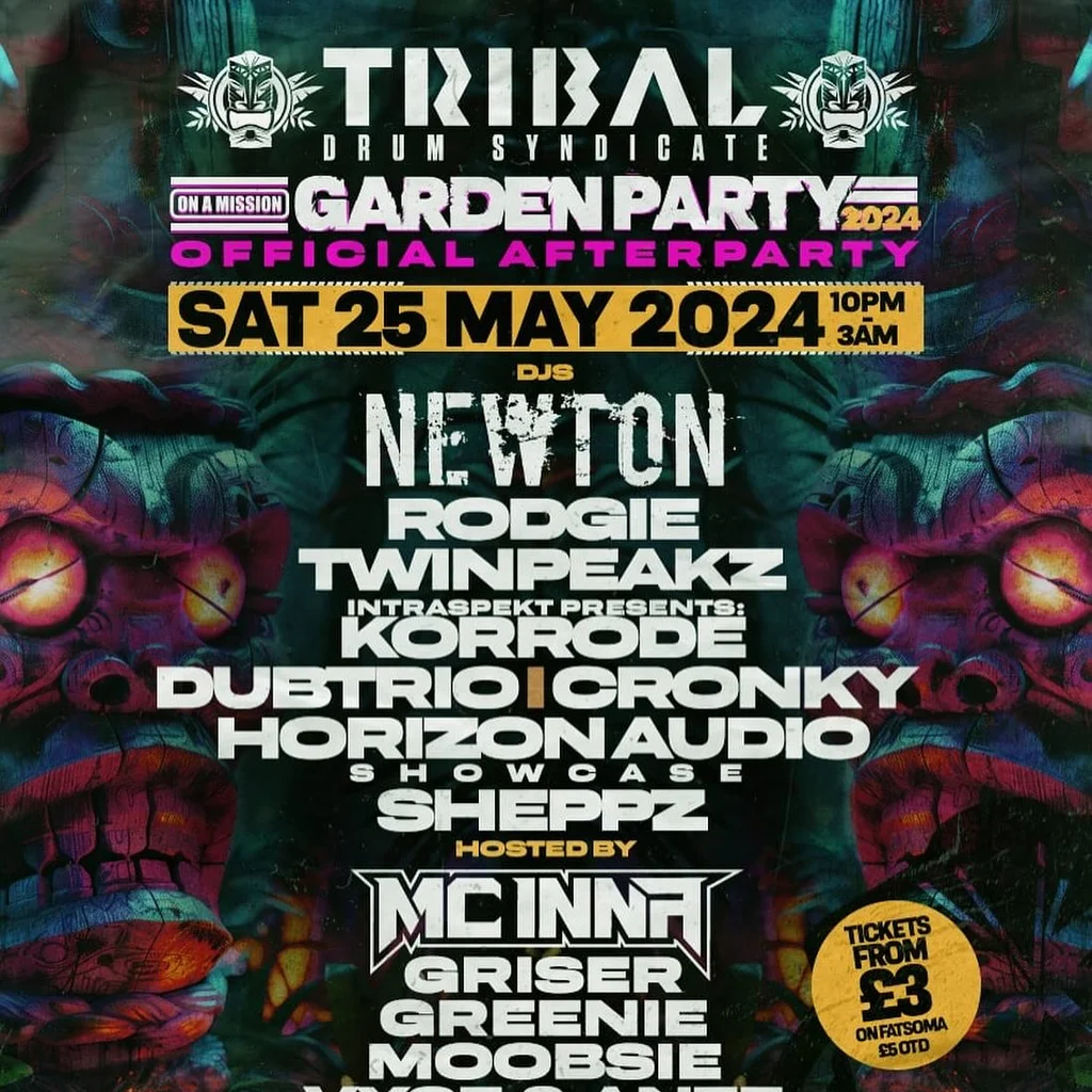 Tribal Drum Syndicate: OAM Afterparty! at Suburbia Southampton | 25 May ...