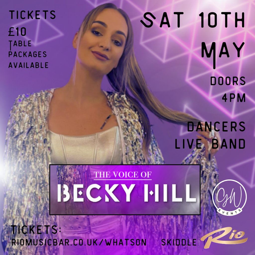 The Voice Of Becky Hill At Rio Music Bar 10 May 2025 Drum And Bass Uk