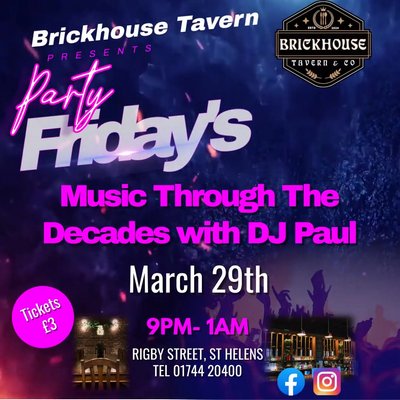 Brickhouse Good Friday Party Night, Brickhouse Tavern, St Helens, 29 ...
