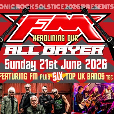 FM All Dayer Sonic Rock Solstice 2026 - 21 JUN 2026