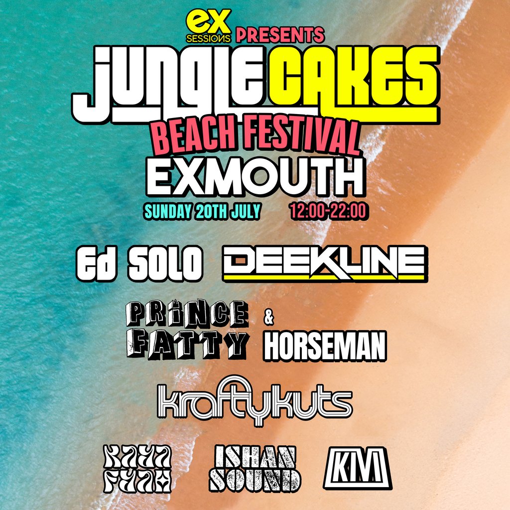 Jungle Cakes Exmouth Beach Festival Day 2 - Sun 20 July at Exmouth ...