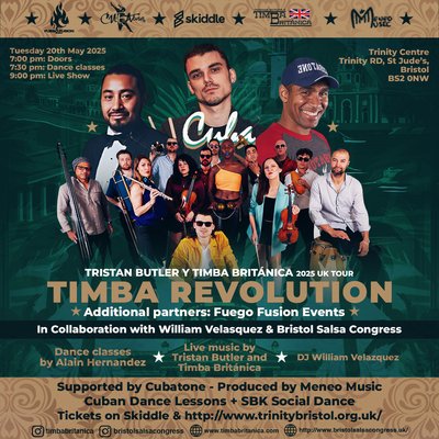 Tristan Butler y Timba Británica UK Tour 2025: TIMBA REVOLUTION ...
