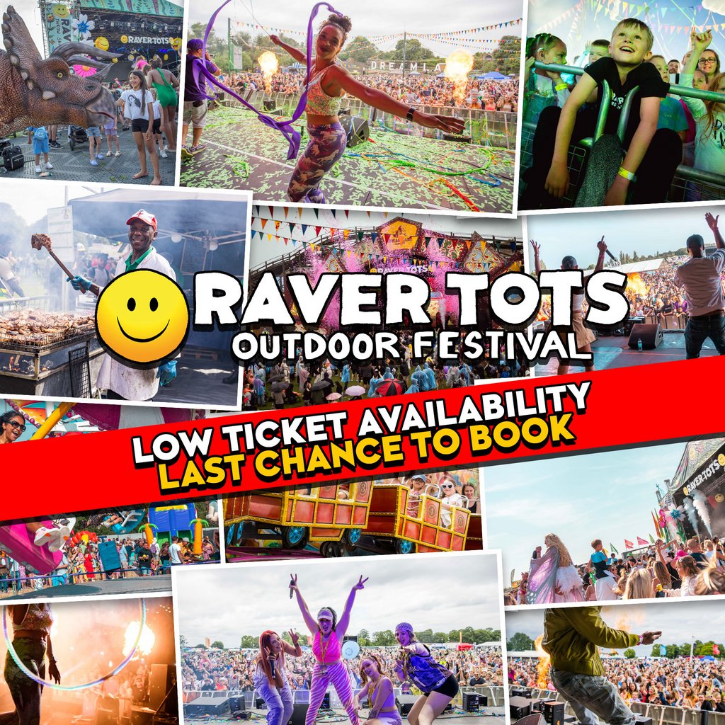 SOLD OUT! Raver Tots Festival Brighton Beach 2025 at Brighton Beach ...