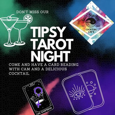 Tipsy Tarot Night, Lost Surfers Cocktail Cafe, Callington, 10 October ...