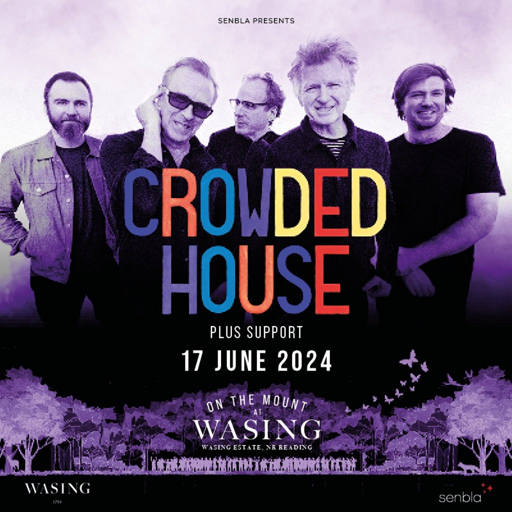 Crowded House - On The Mount At Wasing, Wasing Estate, Reading, 17 June ...