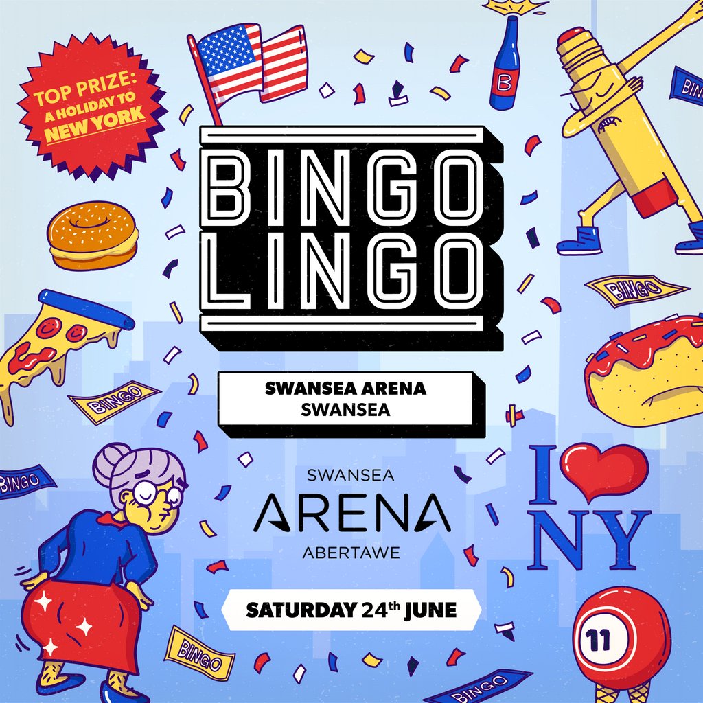 BINGO LINGO Swansea Arena SOLD OUT Swansea Arena Swansea Sat BINGO LINGO Swansea Arena SOLD OUT Swansea Arena Swansea Sat