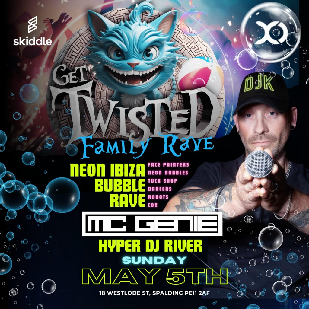 Twisted Wonderland Family Rave, Xo Nightclub Spalding, 5 May 2024 ...
