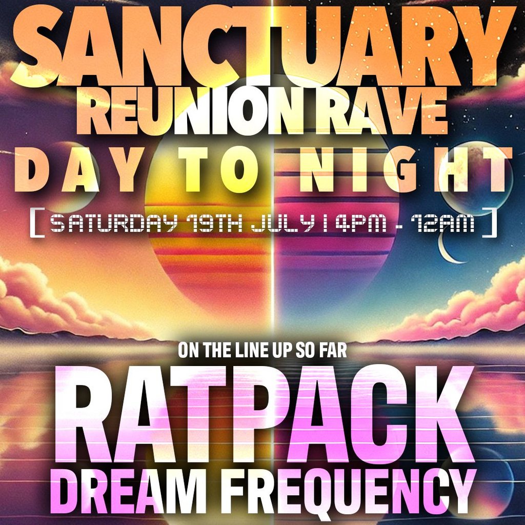 Sanctuary Reunion Rave – Day To Night! – Ibiza Bible