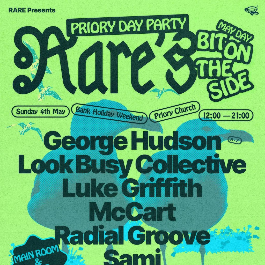 RARE Club // RAREs Bit on the Side (May Day), The Priory Aberdeen, 4 ...